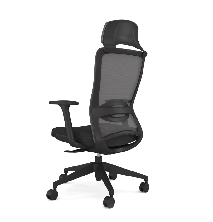 S2 Task Chair with Headrest: Ergonomic Support | BAFCO