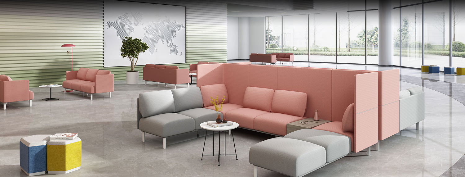 Lancy Modular Collaborative Sofa | Customisable Office Lounge Seating
