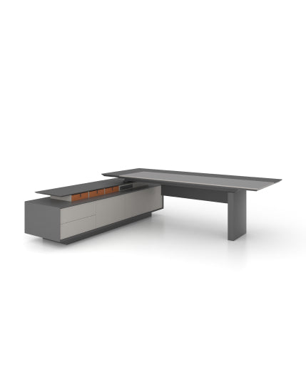 Rising Sit-Stand Executive Desk: Elevate Your Workspace