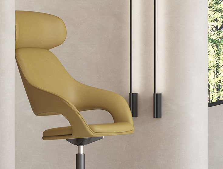 Happy Lounge Armchair | Luxury Vegan Leather Seating for Office Comfort | BAFCO