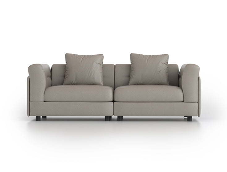 Decker Sofa | Genuine Leather Office Sofa for Modern Workspaces