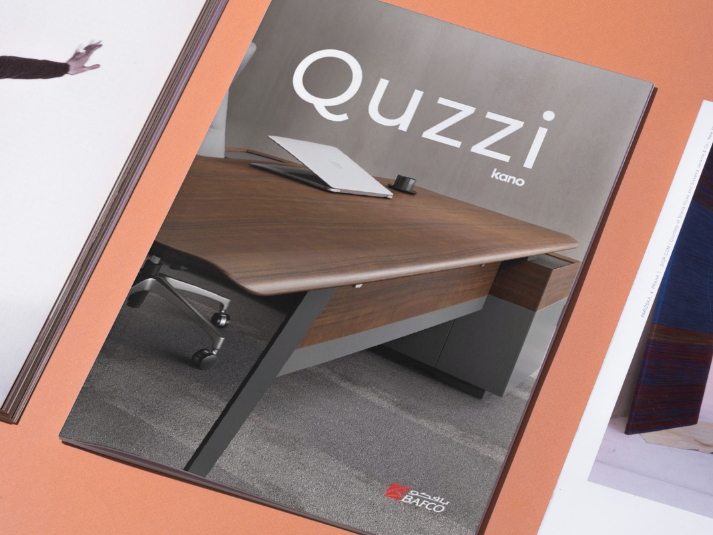 Quzzi Executive Desk Brochure | BAFCO 2026 Luxury Solutions