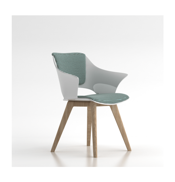 Siye in Solid Wood Legs | Cool Seating for Modern Spaces | BAFCO