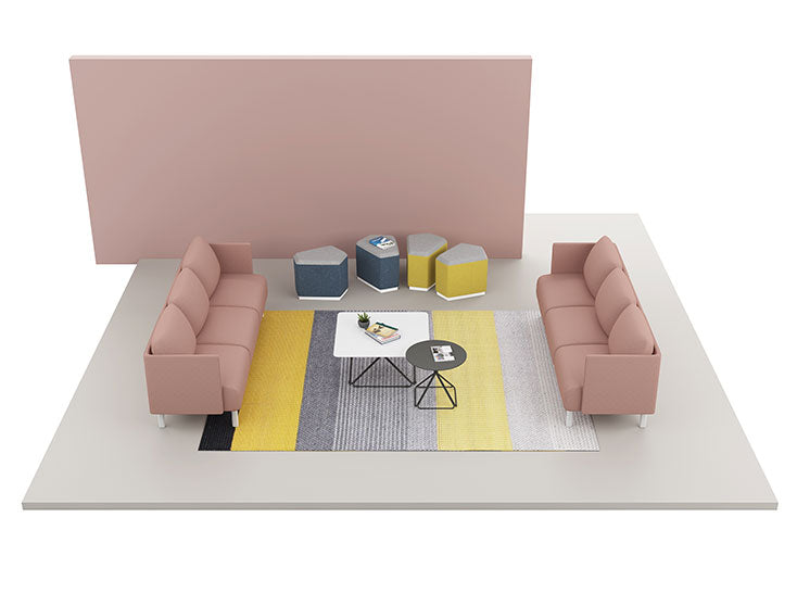 Lancy Modular Collaborative Sofa | Customisable Office Lounge Seating