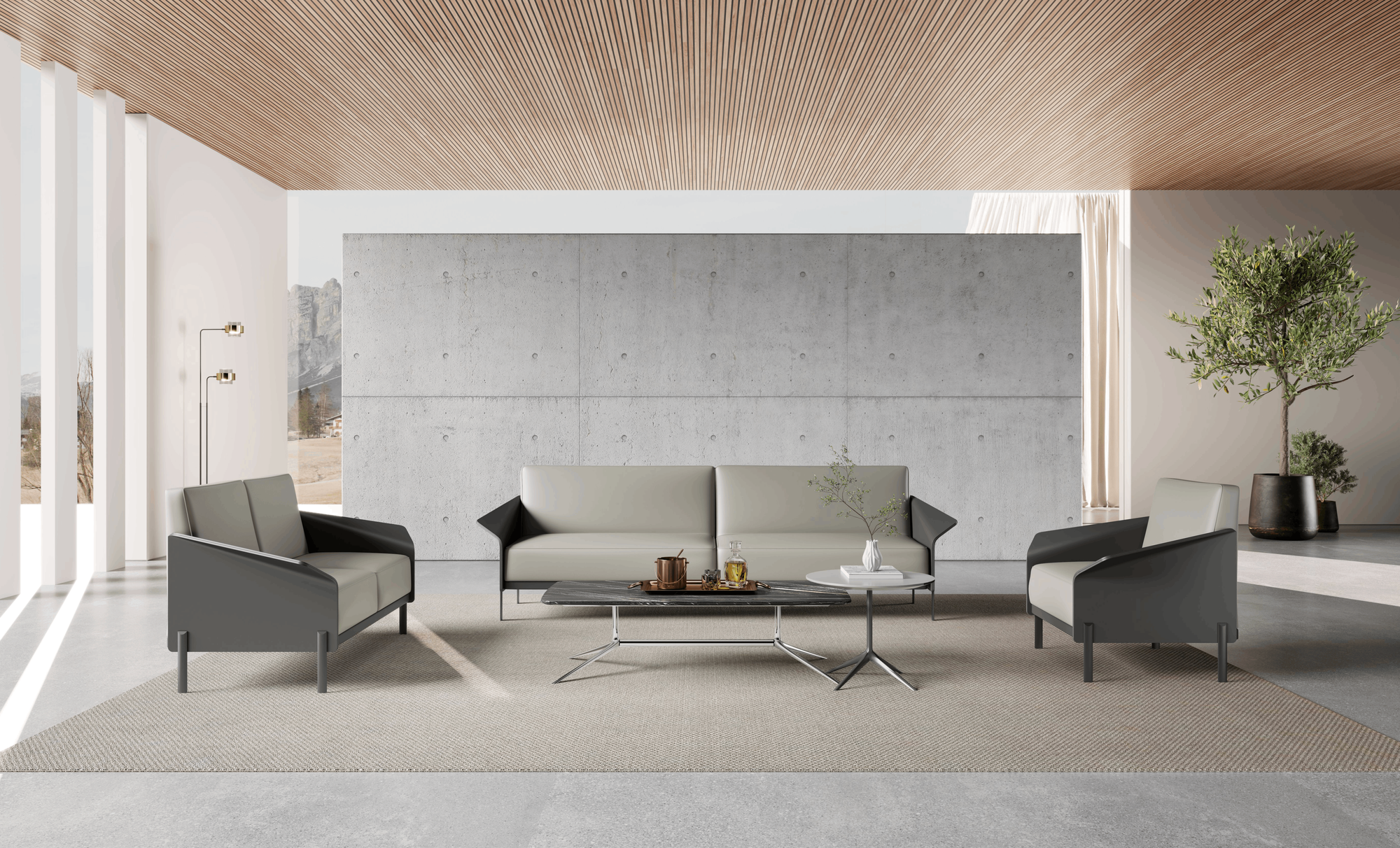 Athan 3-Seater Sofa | Premium Seating for Every Space| BAFCO