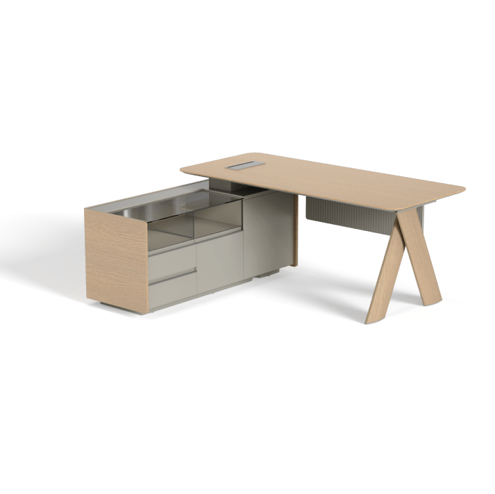 Athan Executive Desk | High-End office desk in 4 sizes | BAFCO
