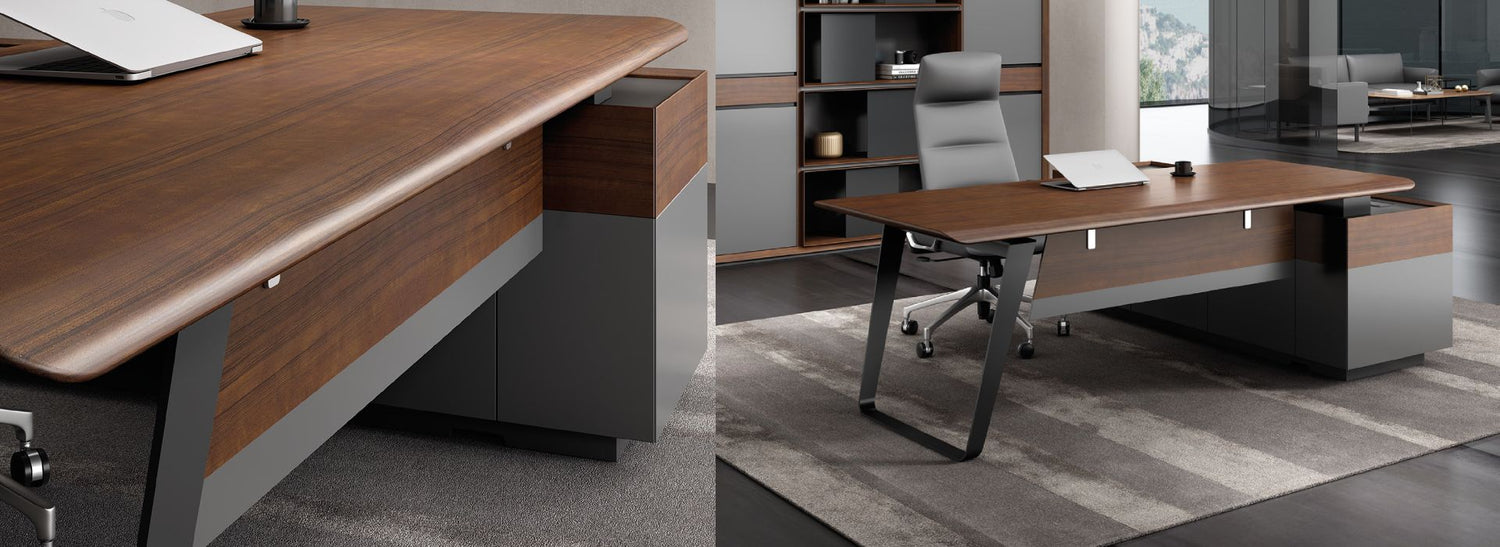 Quzzi Executive Desk – Luxury Executive Furniture for UAE Managers | BAFCO