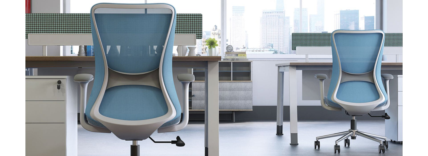 Yoto Task Chair with Headrest: Ergonomic Style | BAFCO