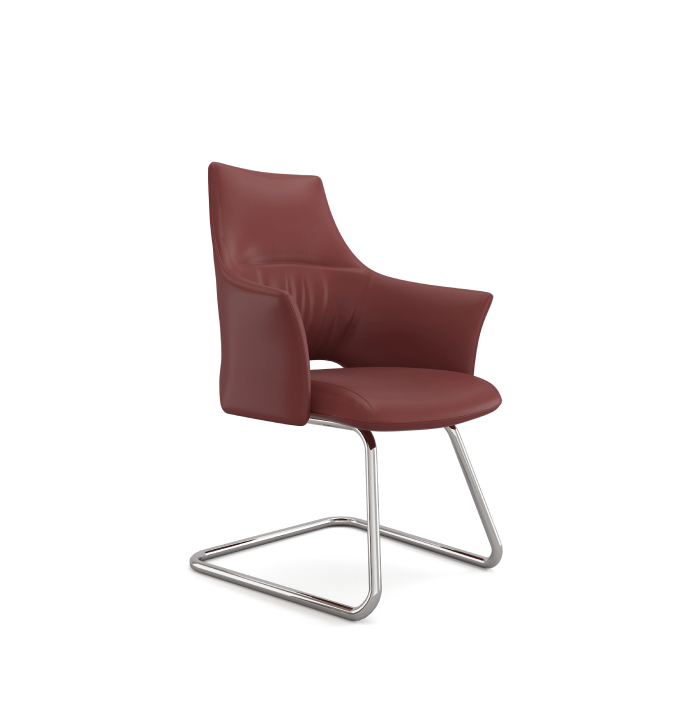 Binye Visitor Chair: Luxury & Comfort | BAFCO