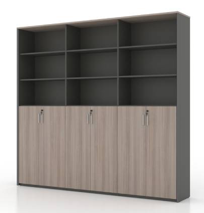 Universal 6-Level Triple Cabinet (Meteor Grey Body)