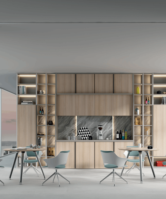 Modular Wall Cabinet Collection | Seamless Storage with LED Lights