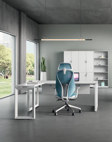 Cadi "U" L-Shaped Manager Table - Modern Office Furniture Scandinavian ...