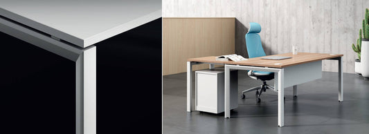 Cadi "U" L-Shaped Manager Table - Modern Office Furniture Scandinavian ...