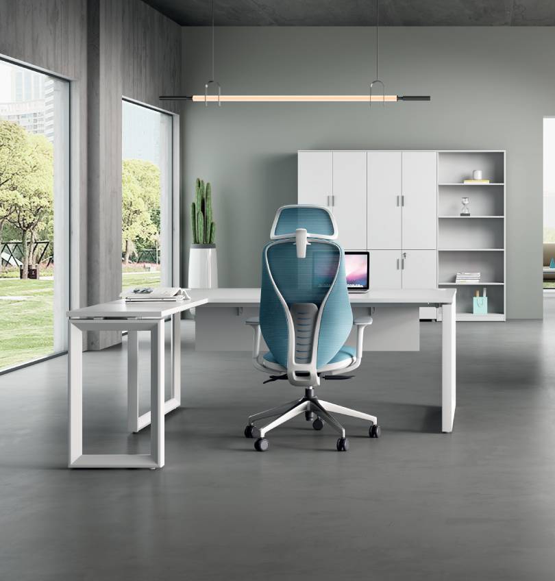 Cadi "O" L-Shaped Desk - BAFCO
