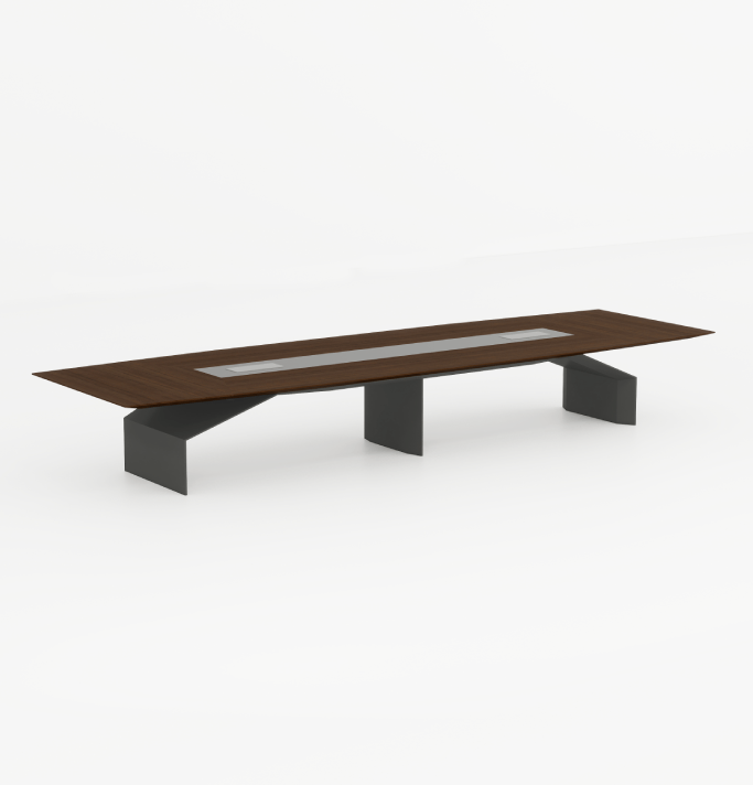 Lorenzo Boardroom Table - Seats 14-16 People - Sliding Wire Management ...