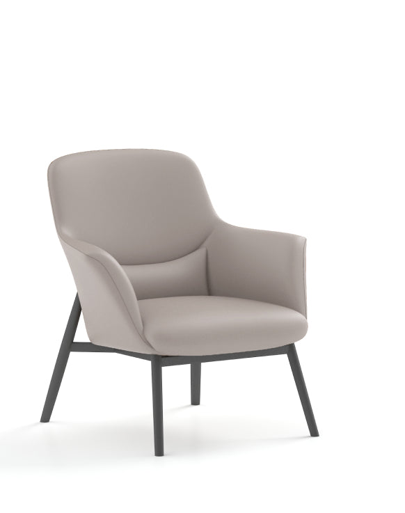 Yodo Executive Lounge Chair in Leather | BAFCO