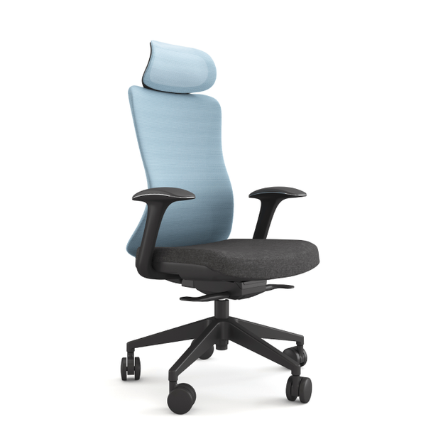 Yoto Task Chair with Headrest: Ergonomic Style | BAFCO